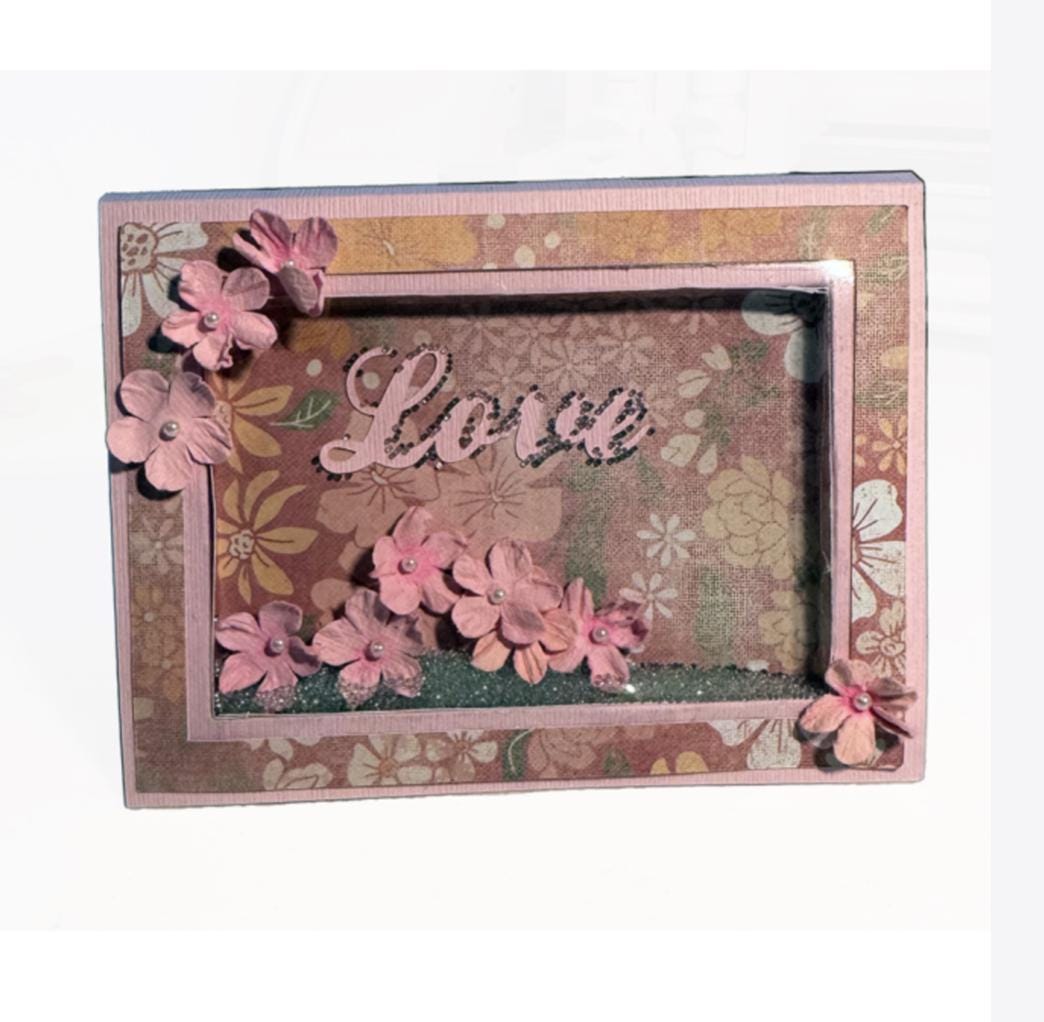 Shadow Box Shaker Card Template for Silhouette, Cricut and Other Die ...