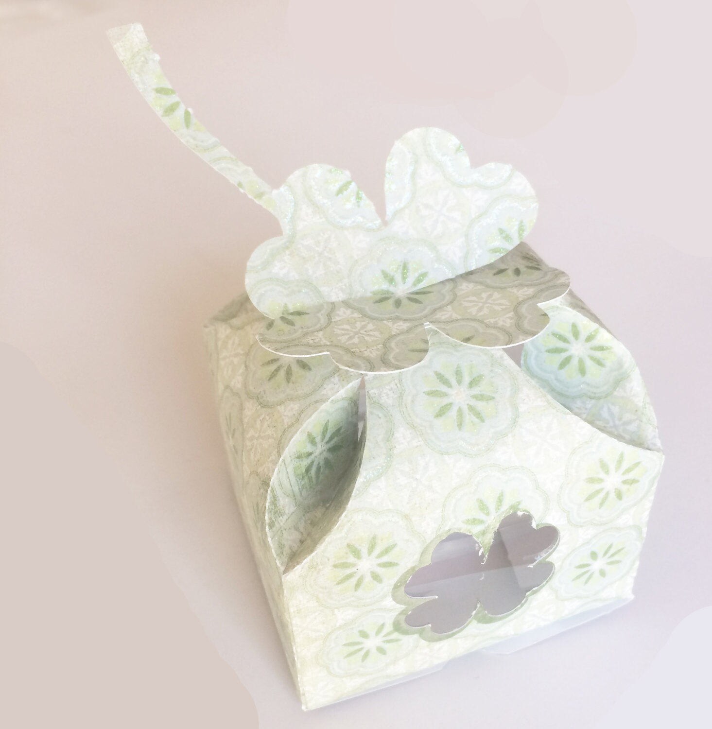 Clover Shamrock Petal Box Template for Silhouette, Cricut and Other Die ...