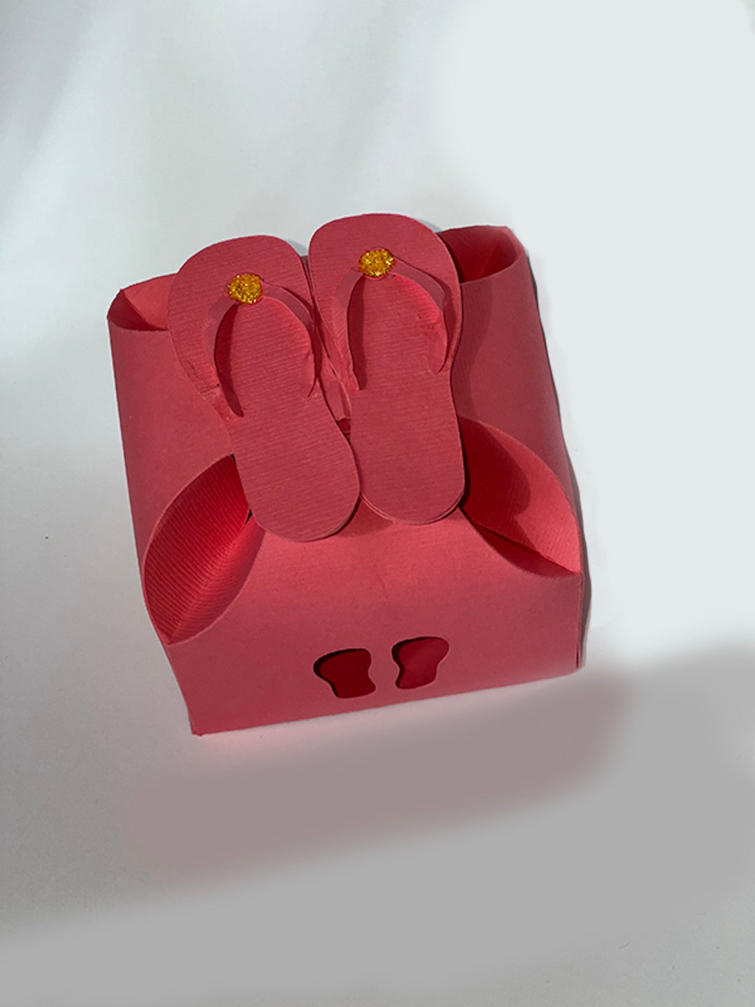 Flip Flop Petal Truffle Box Truffle Box Template Svg for Silhouette ...