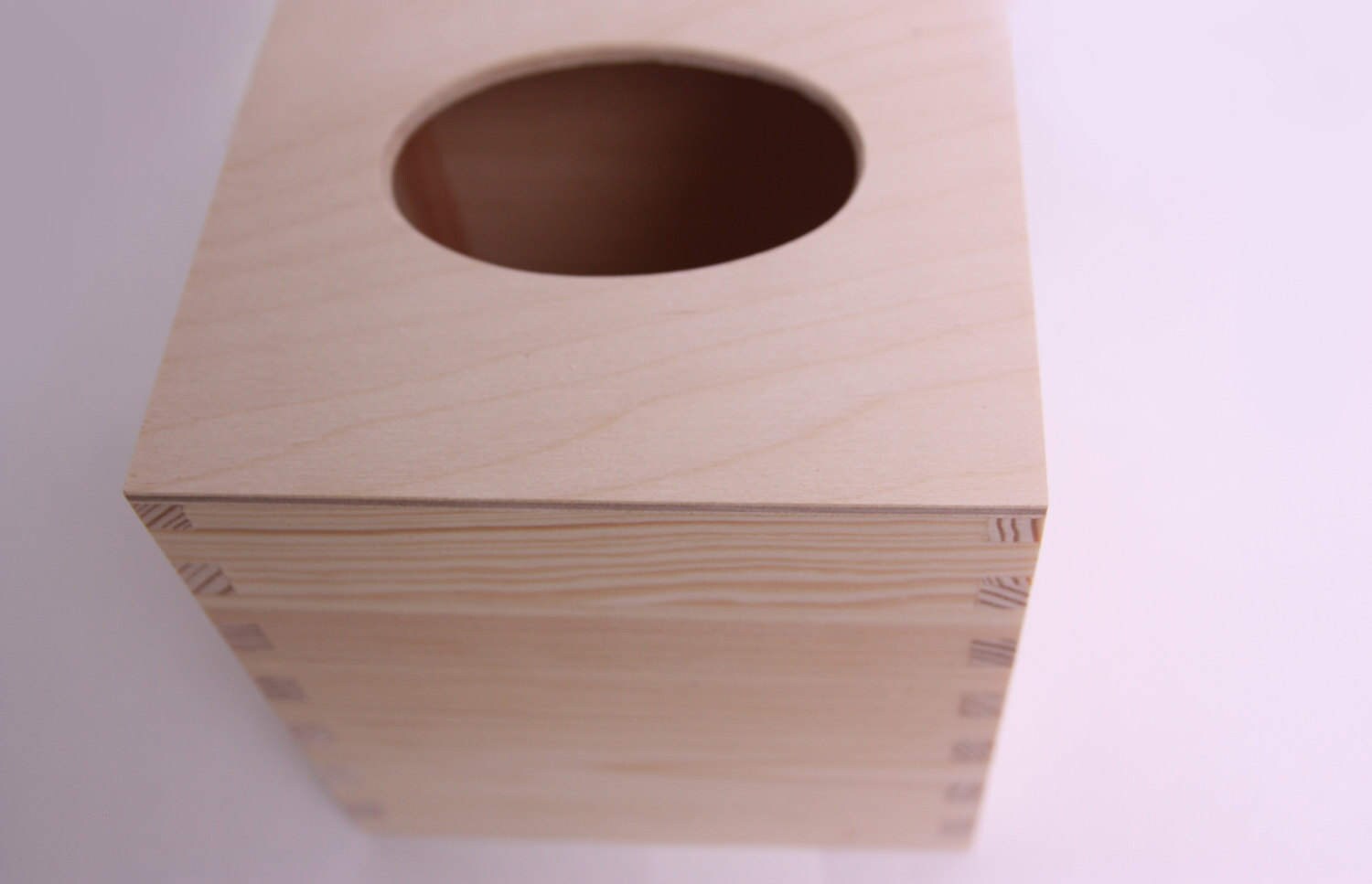 Wooden Tissue Box Unfinished Unpainted Plain Wood Box - Etsy