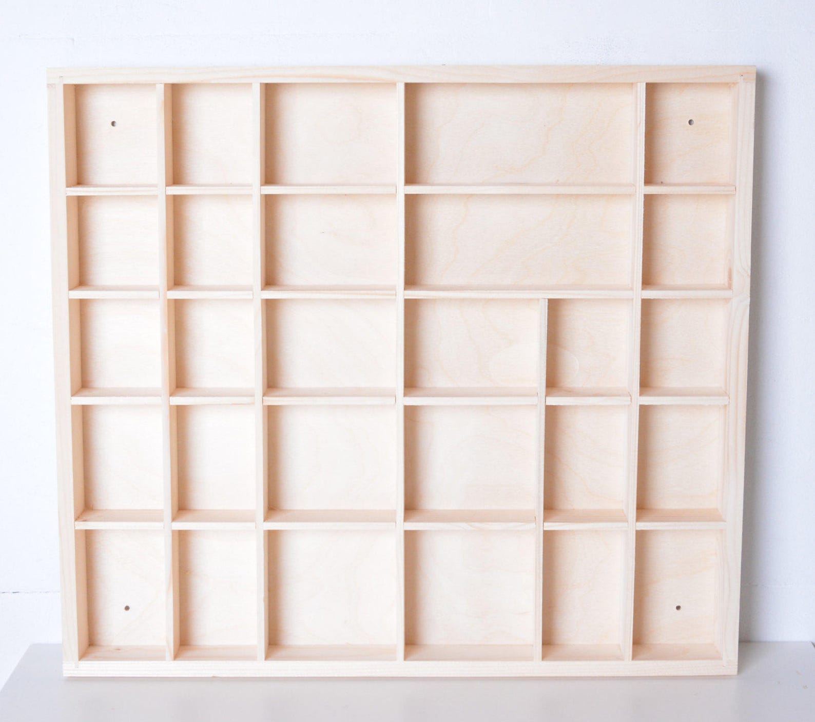 Wooden Display Unfinished 28 Compartments Spice Rack - Etsy