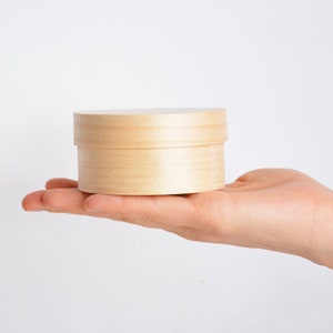 Mini Round Wooden Box, Shaker Style Small Bentwood Box, French Cheese ...