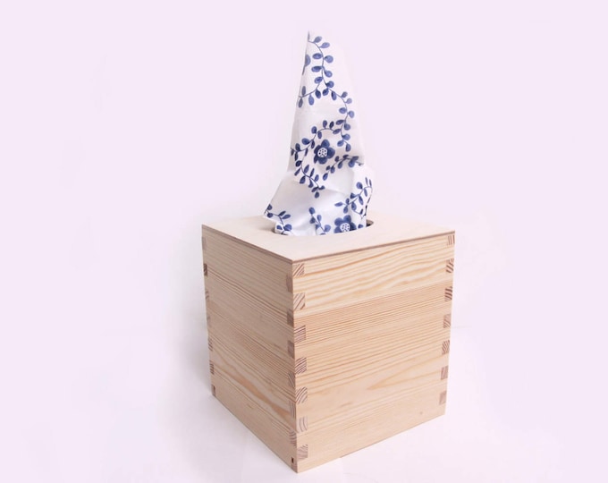 Classic Pine Wood Scarf Pull Box for Babies - Etsy