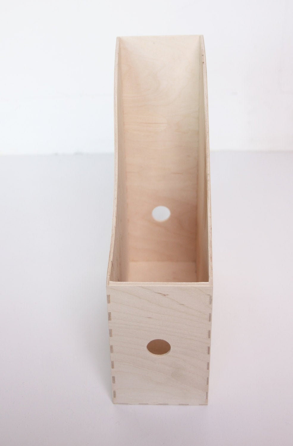 Wooden File Organizer, Unfinished Unpainted Plain File Storage, A4 ...