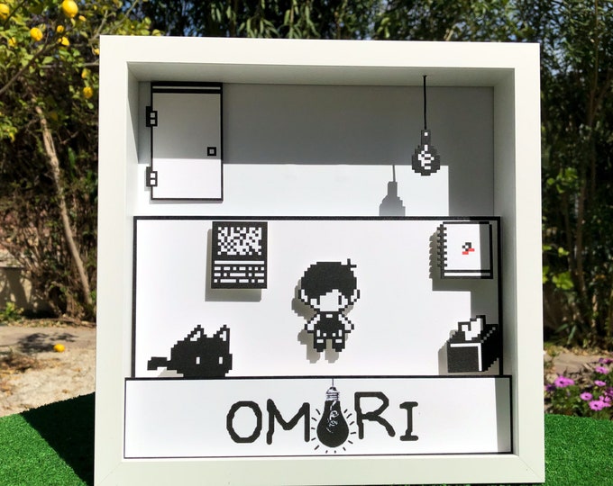 Omori Big Diorama 10x10 "Shadox Box Art Omori Spielzimmer Dekor ...