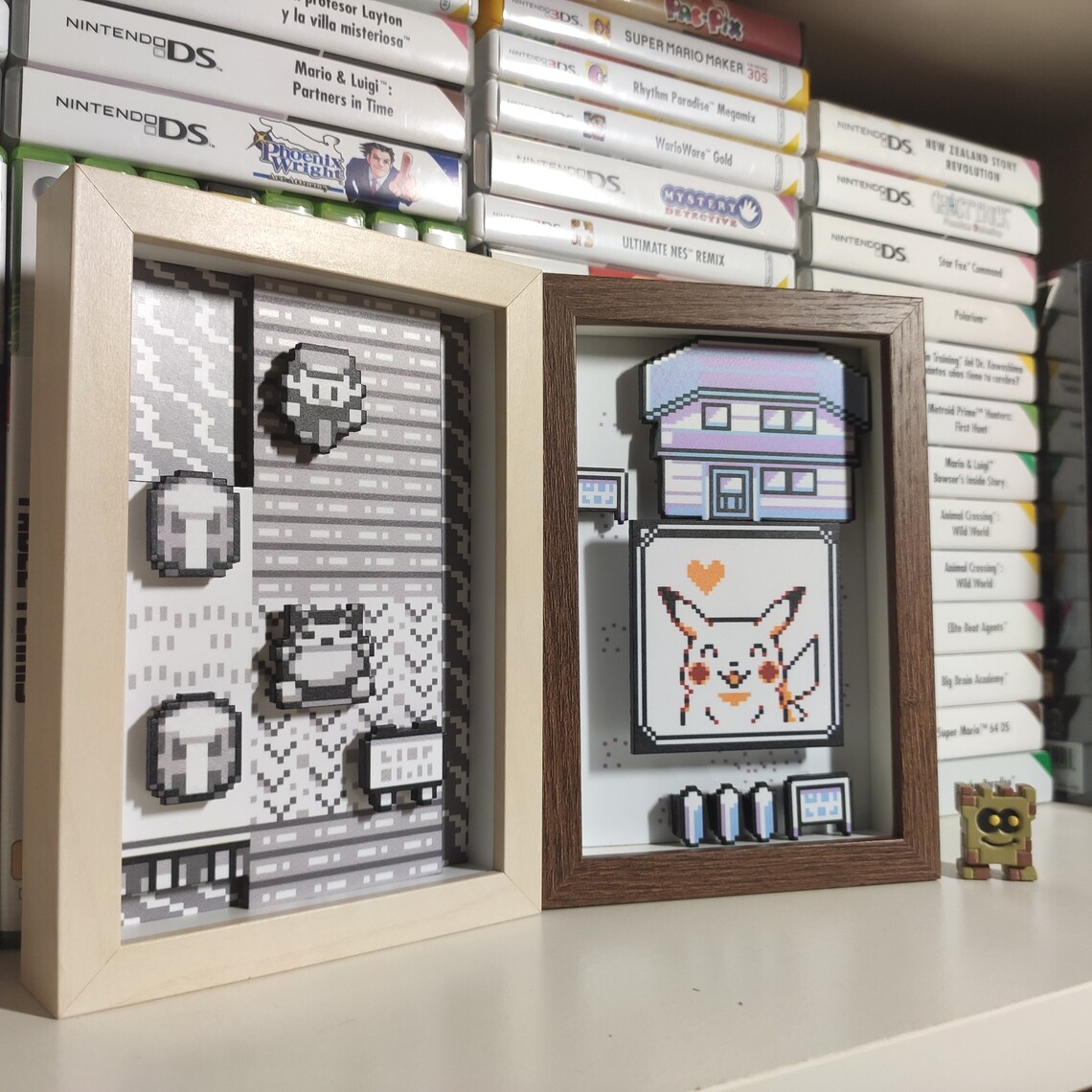 Pokemon Yellow With Snorlax Pokemon Shadow Box - Etsy