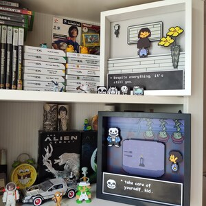 Undertale Shadow Box Diorama Cube take Care of - Etsy