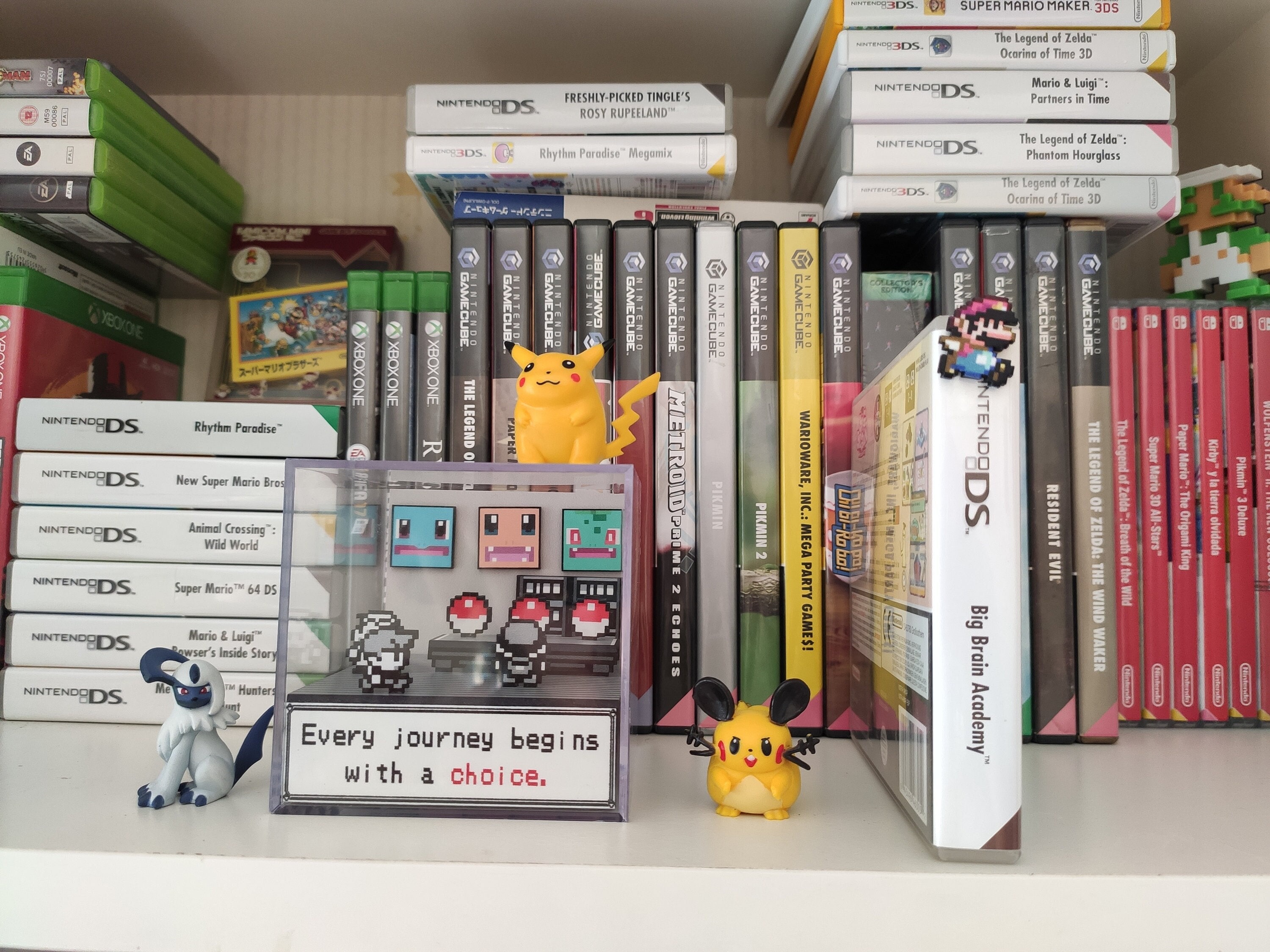 Pokemon Choose Red Blue Pokeballs Diorama Miniature Cube - Etsy