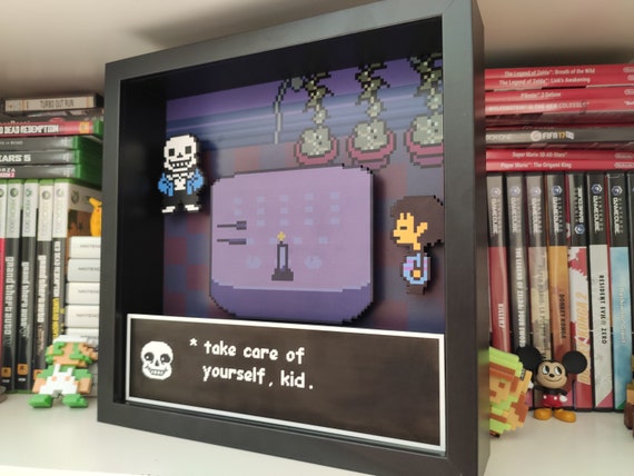 Undertale Shadow Box Diorama Cube take Care of - Etsy