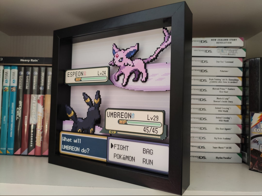 Umbreon and Espeon Pokemon Gamer Gift for Gamer Friend - Etsy