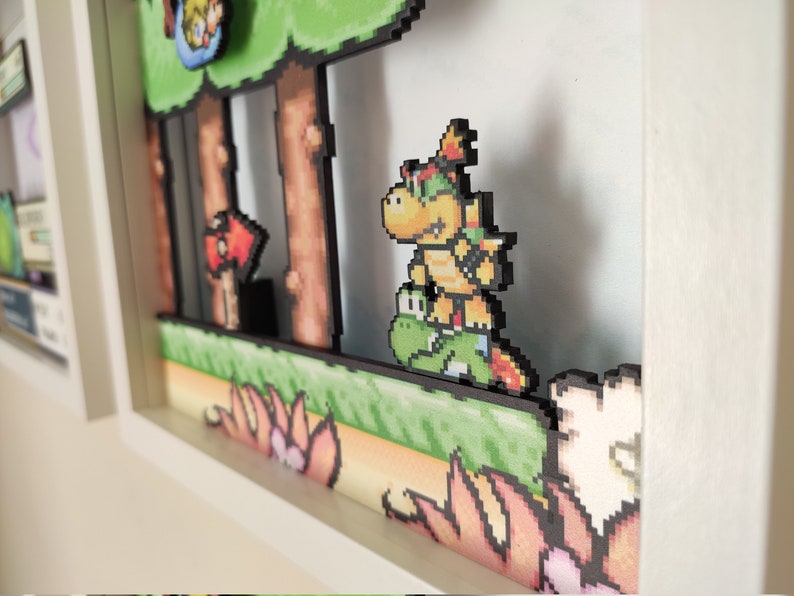 Yoshi's Island DS Diorama 3D 25x25cm Nintendo DS - Etsy