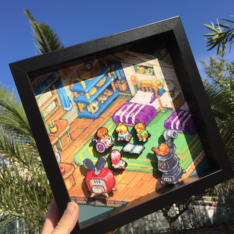 Final Fantasy Shadow Box for Game Room Decor | Etsy