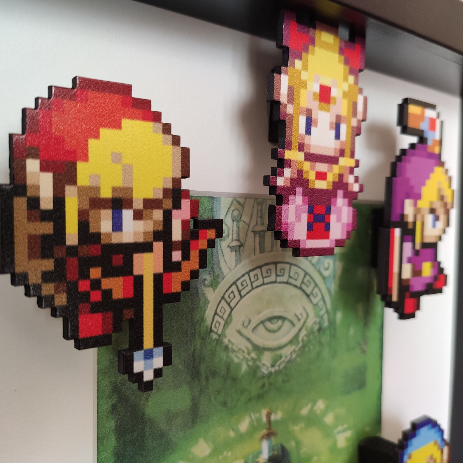 Legend of Zelda Shadow Box Zelda Home Decor With Link and | Etsy