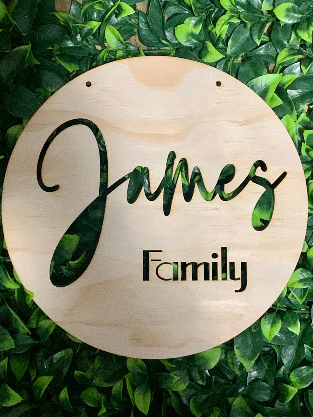 Family Name Wall Plaque - Etsy