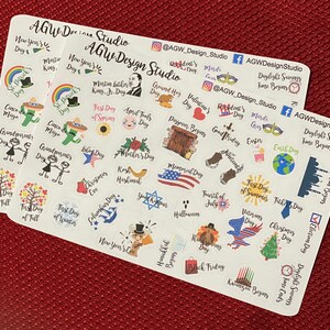 United States Holiday Stickers - Custom Made - Holidays - Bullet ...