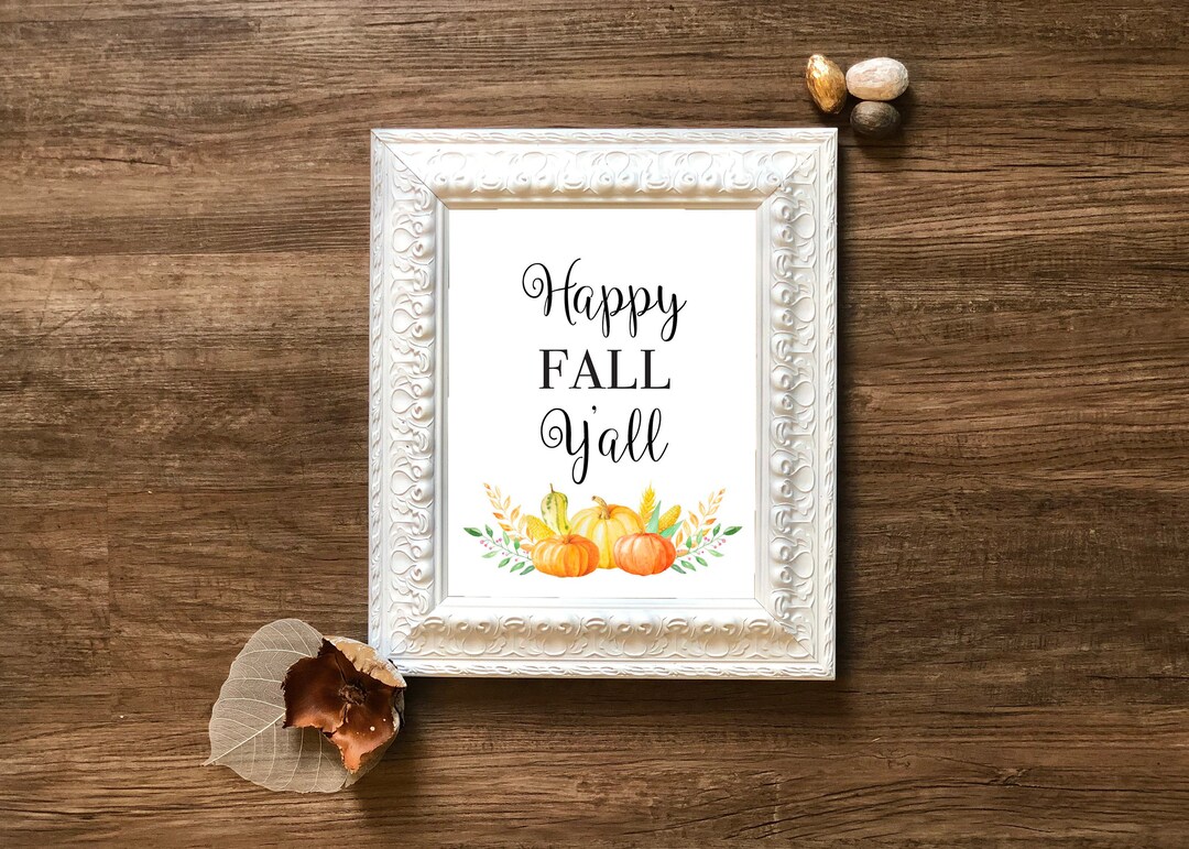 Happy Fall Ya'll - Etsy