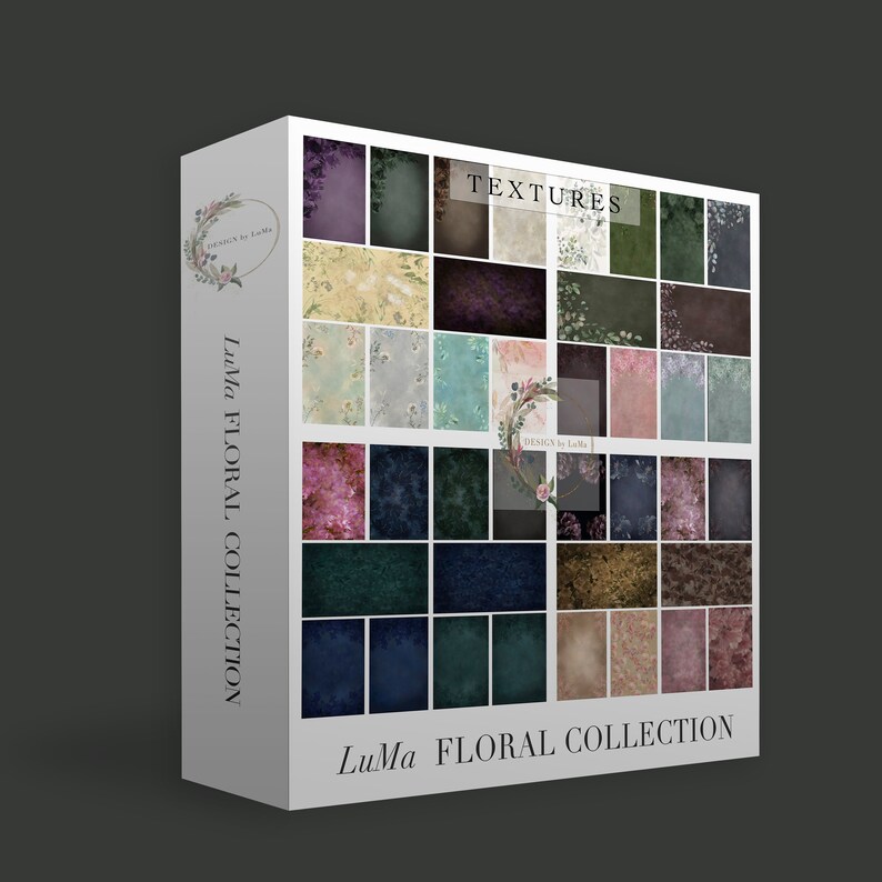 Photoshop Digital Texture, Floral Digital Texture, Backdrop Overlays ...