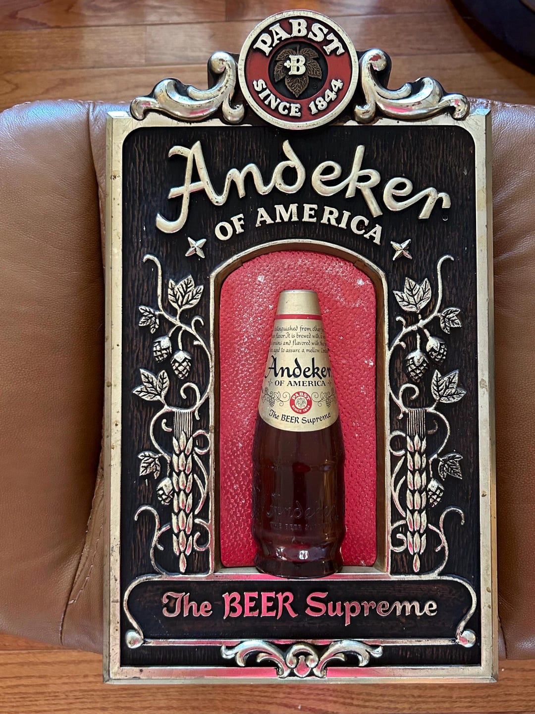 Pabst Andeker Wall Sign - Etsy