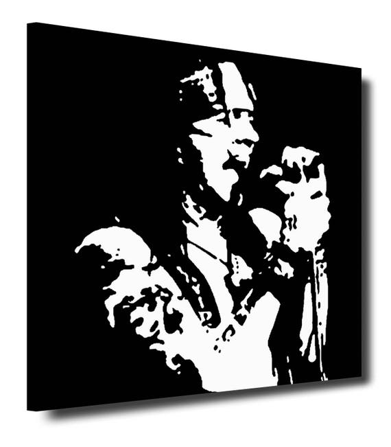 Axl Rose Guns N' Roses Modern Painting Painted Hand Style | Etsy