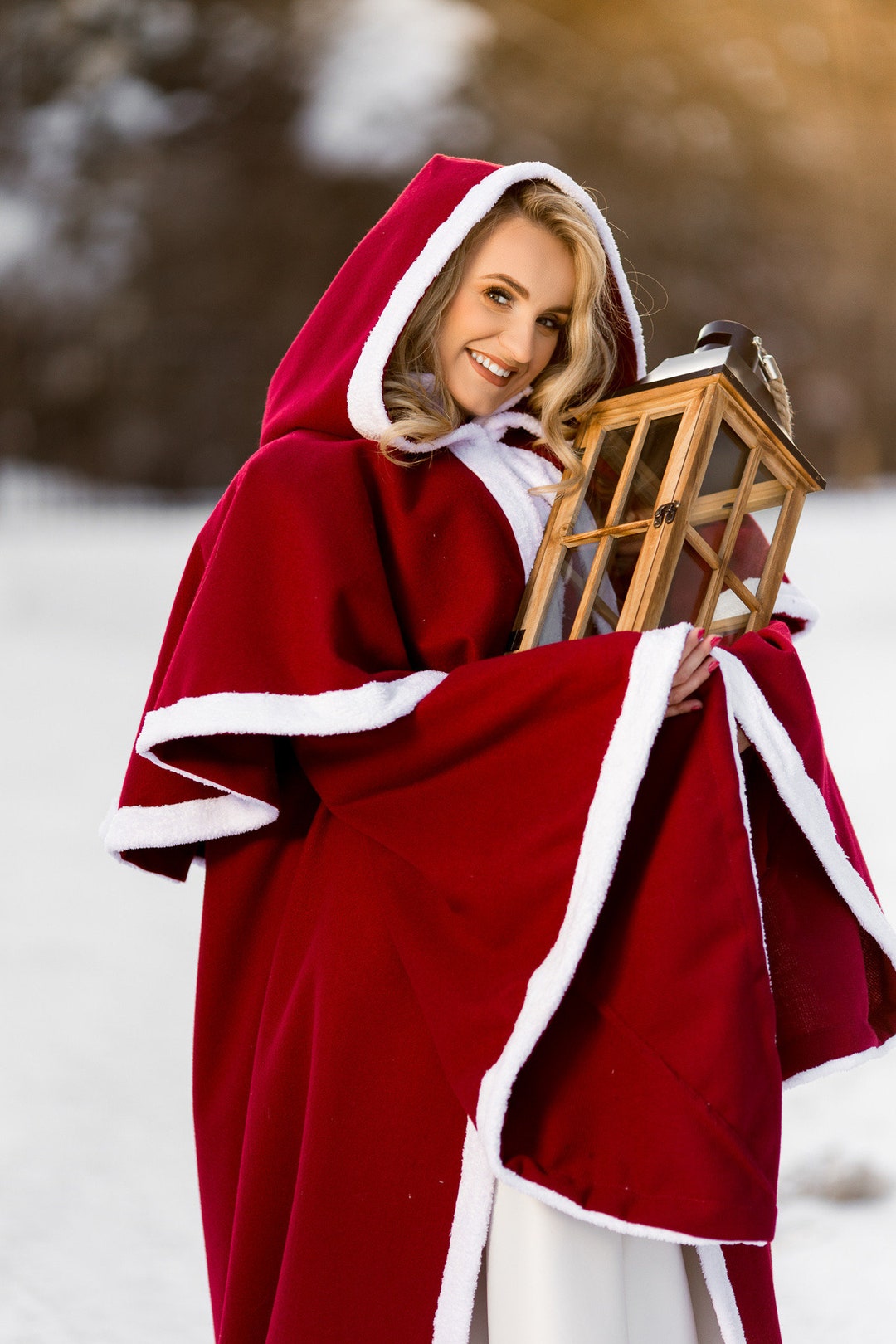 Santa's Coat, Photo Session Coat, Santa Costume, Red Coat, Christmas ...