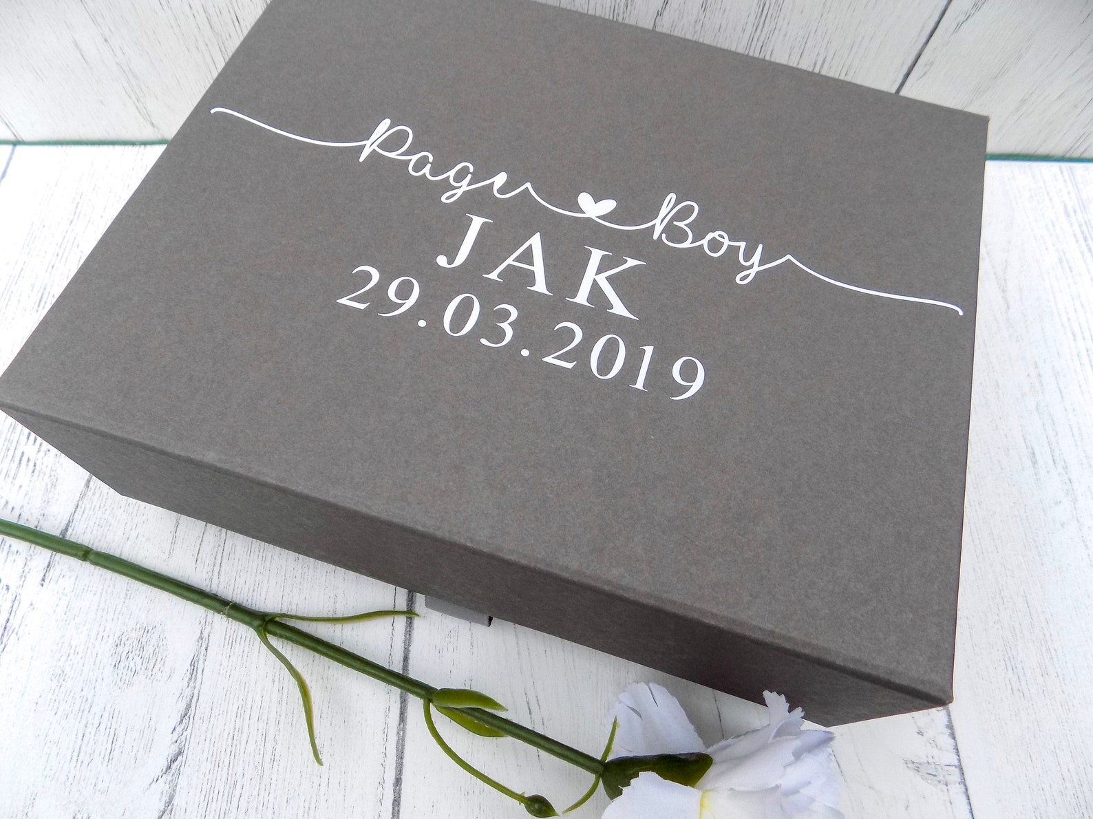 Page Boy Gift Box Best Man Gift Box Groomsman Gift Box | Etsy