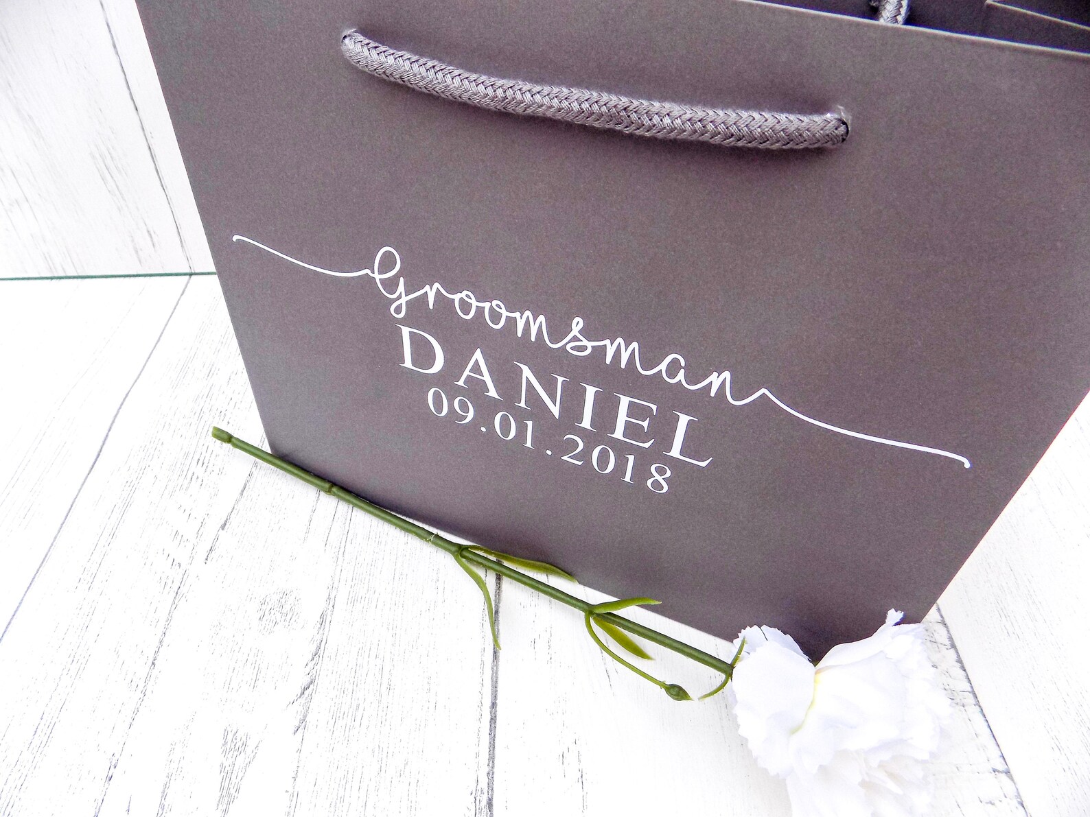 Groomsman Gift Bag Best Man Gift Bag Personalised Groomsmen | Etsy