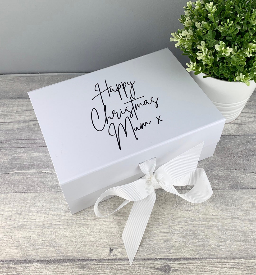 Personalised Christmas Gift Box, Personalised Birthday Gift Box ...