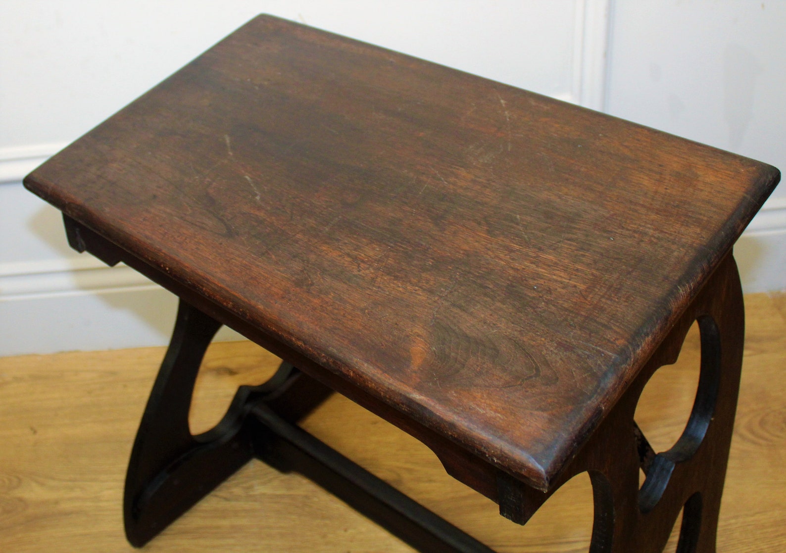 Victorian Gothic Antique Piano Organ Stool Vintage Wooden Seating Chair ...