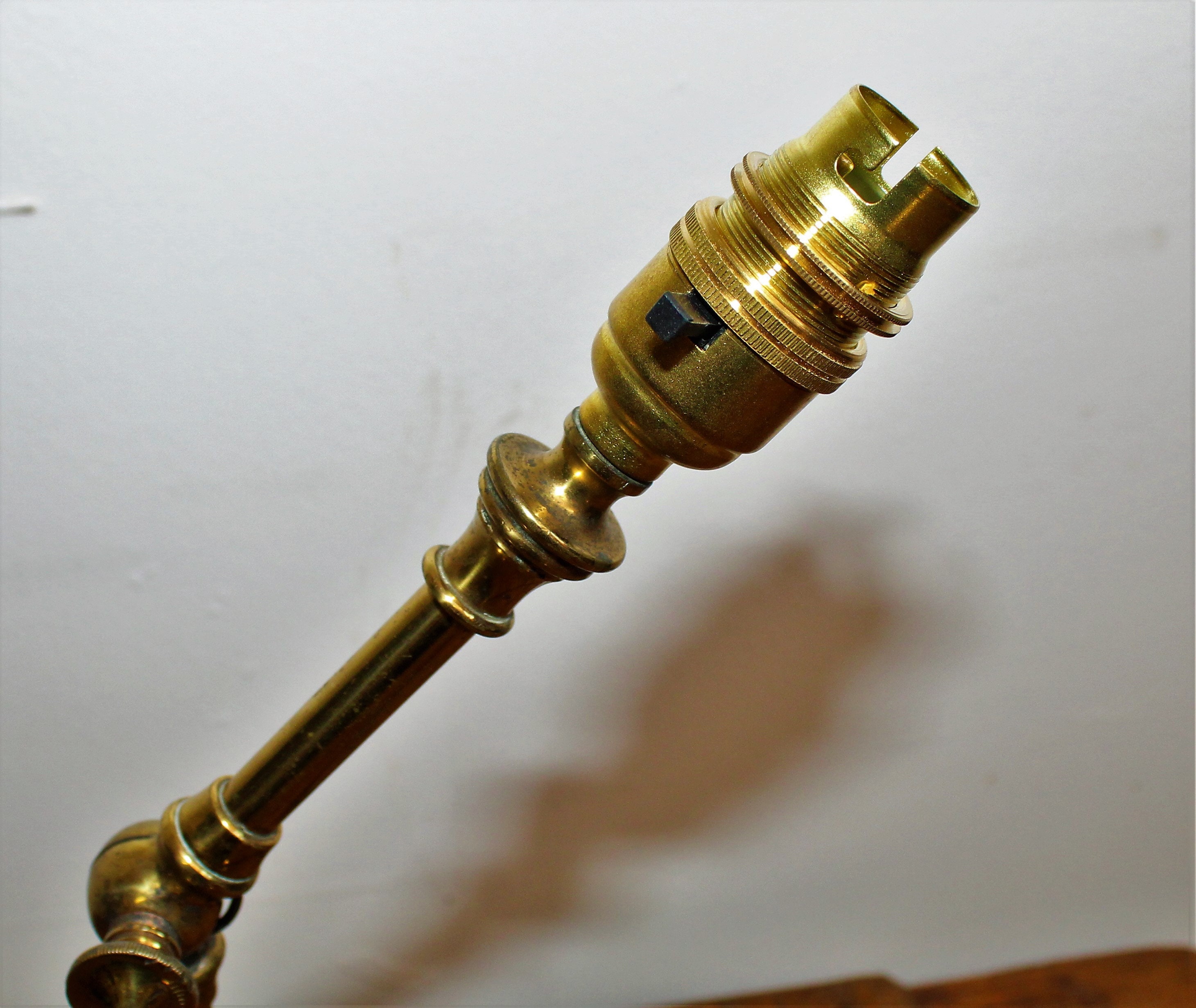 Art Nouveau Benson Pullman Lamp Industrial Desk Vintage Light | Etsy UK