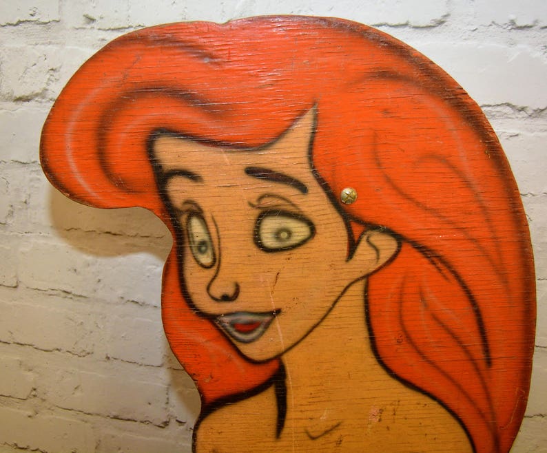 1990s Disney Ariel Character Cartoon the Little Mermaid Antique Childs ...