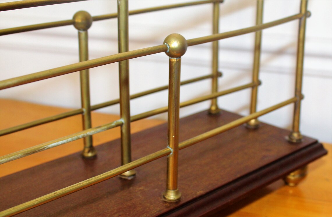 Arts and Crafts Antique Letter Magazine Rack Desk Cabinet Box | Etsy