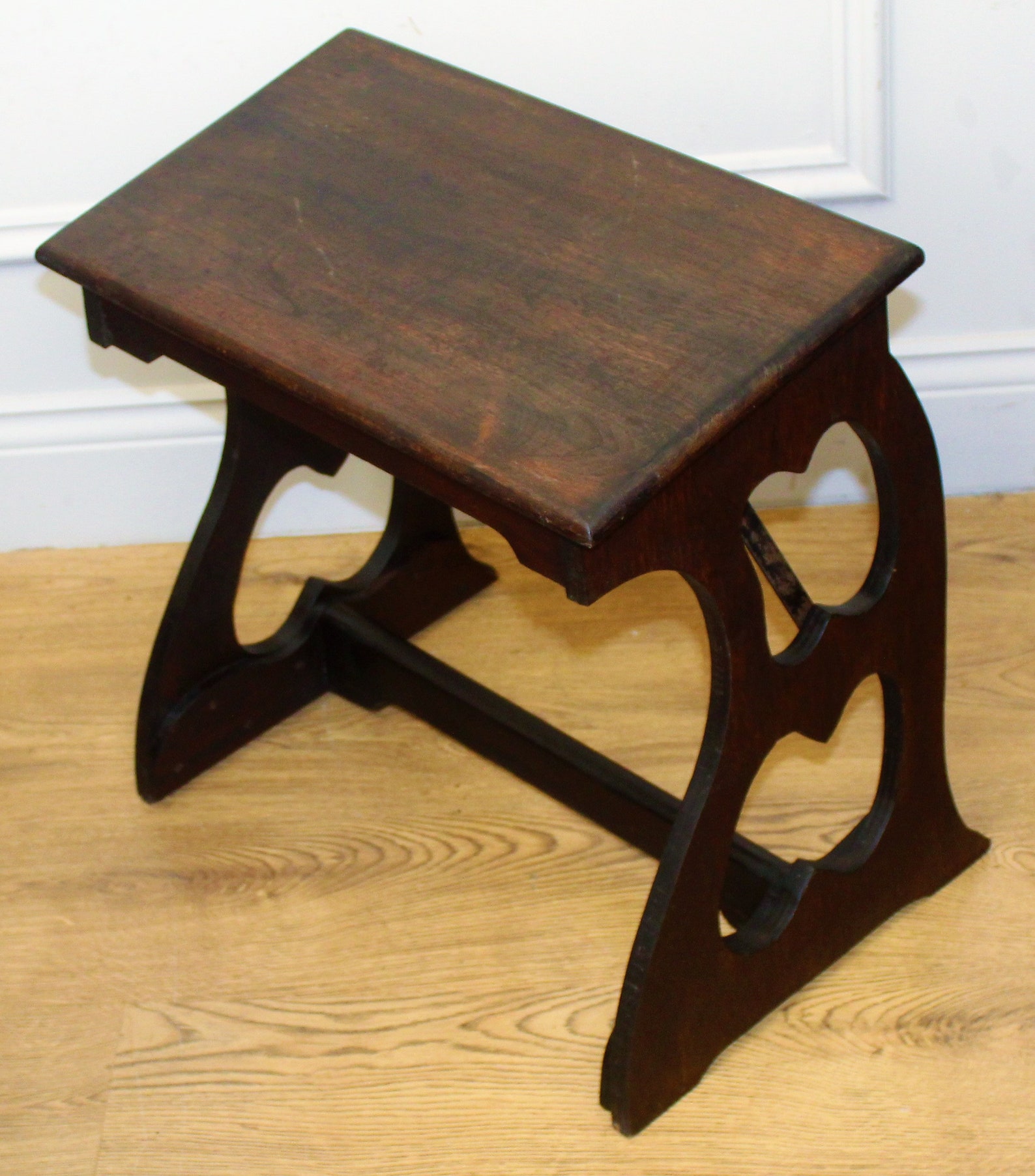 Victorian Gothic Antique Piano Organ Stool Vintage Wooden Seating Chair ...