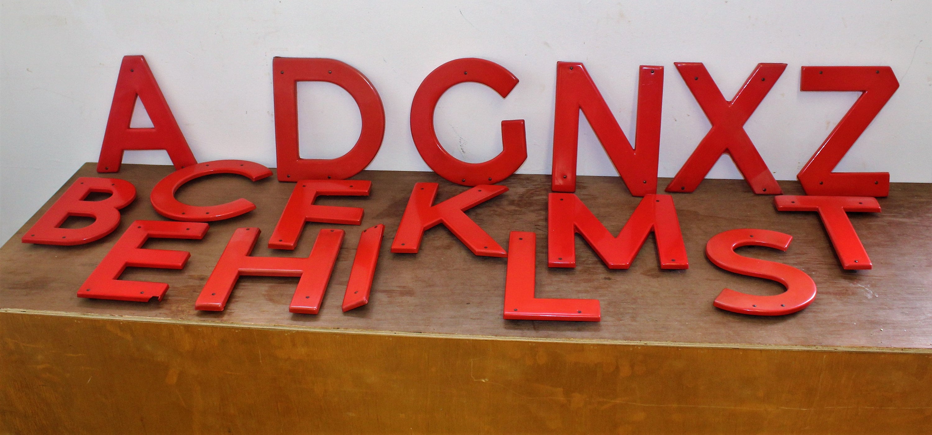 A-Z Vintage Plastic Cinema Letters Advertising Decor Mancave - Etsy UK