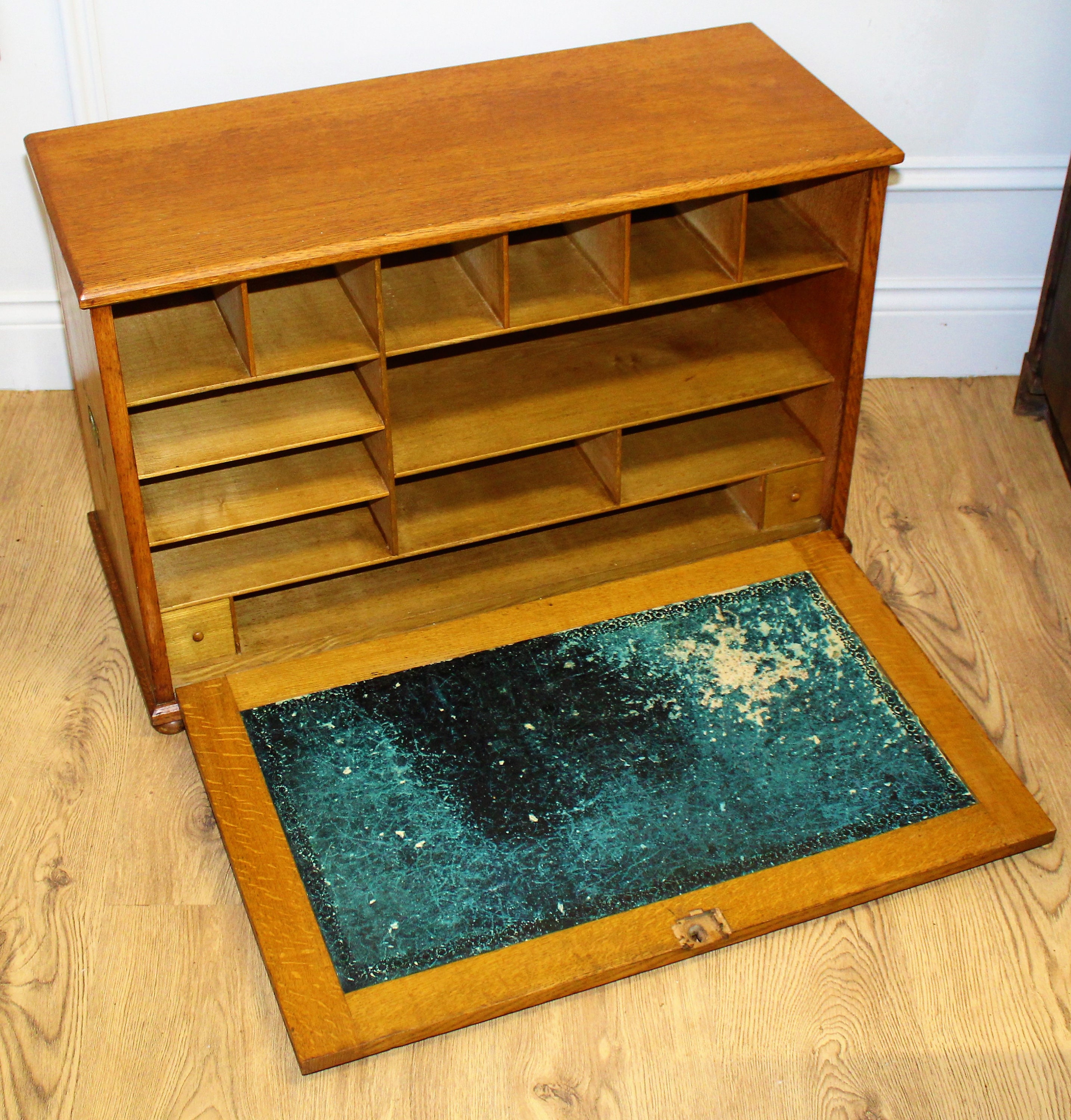 1920s Oak Letter Desk Cabinet Industrial Antique Vintage - Etsy