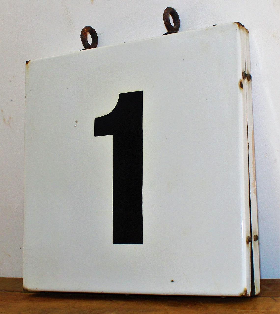 BR Number 1 British Railway Enamel Sign Rail Train Metal Vintage ...