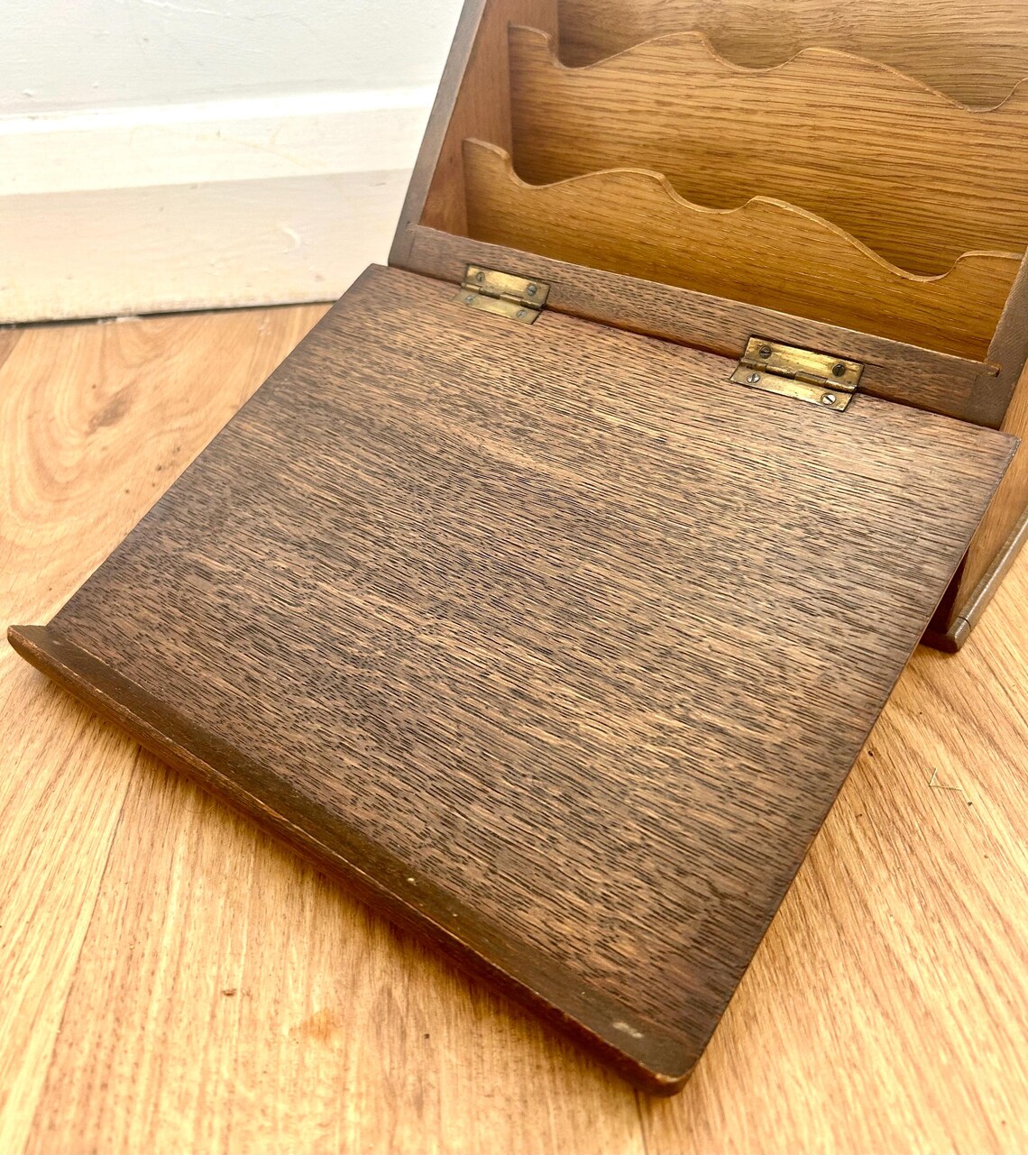 1900s Oak Letter Desk Cabinet Industrial Antique Vintage Haberdashery ...