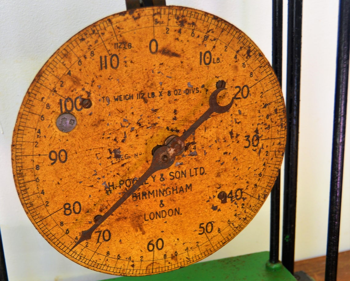 H. Pooley & sons platform scales 1950s kitchen vintage retro | Etsy