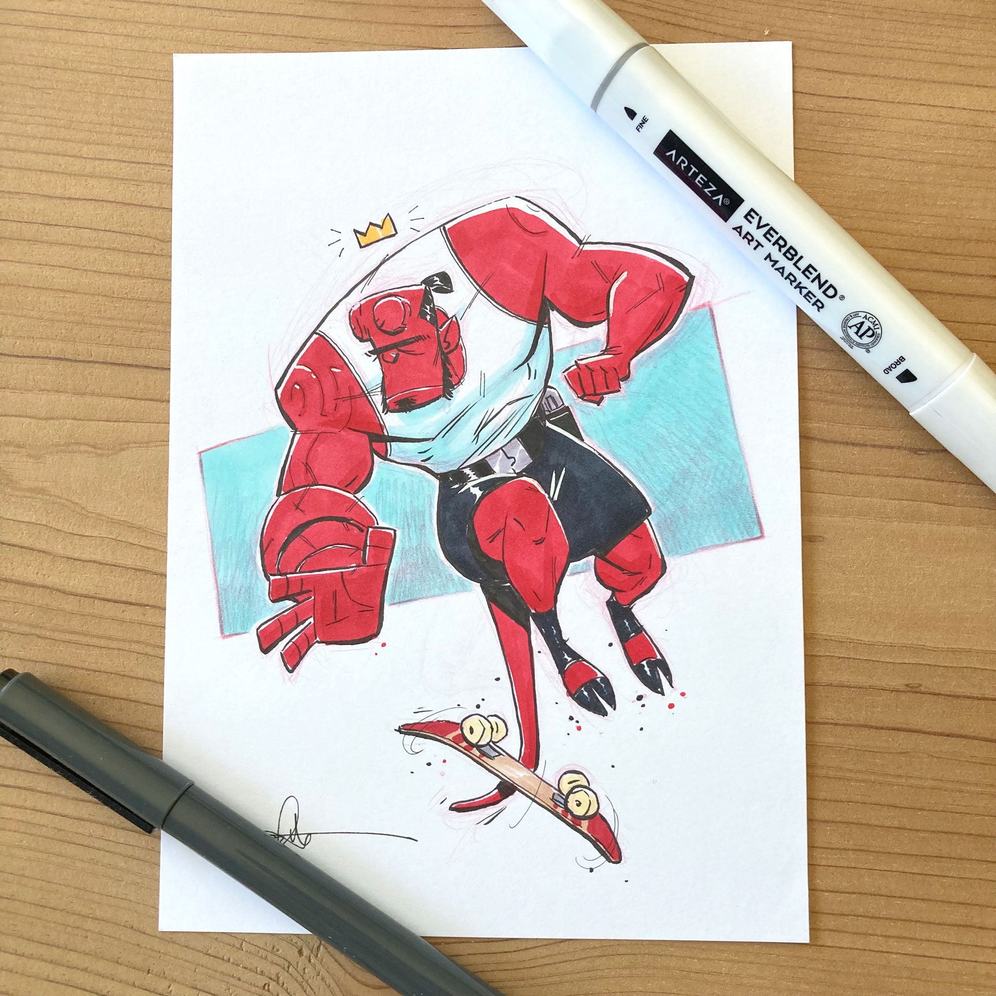 Hellboy Draw Something