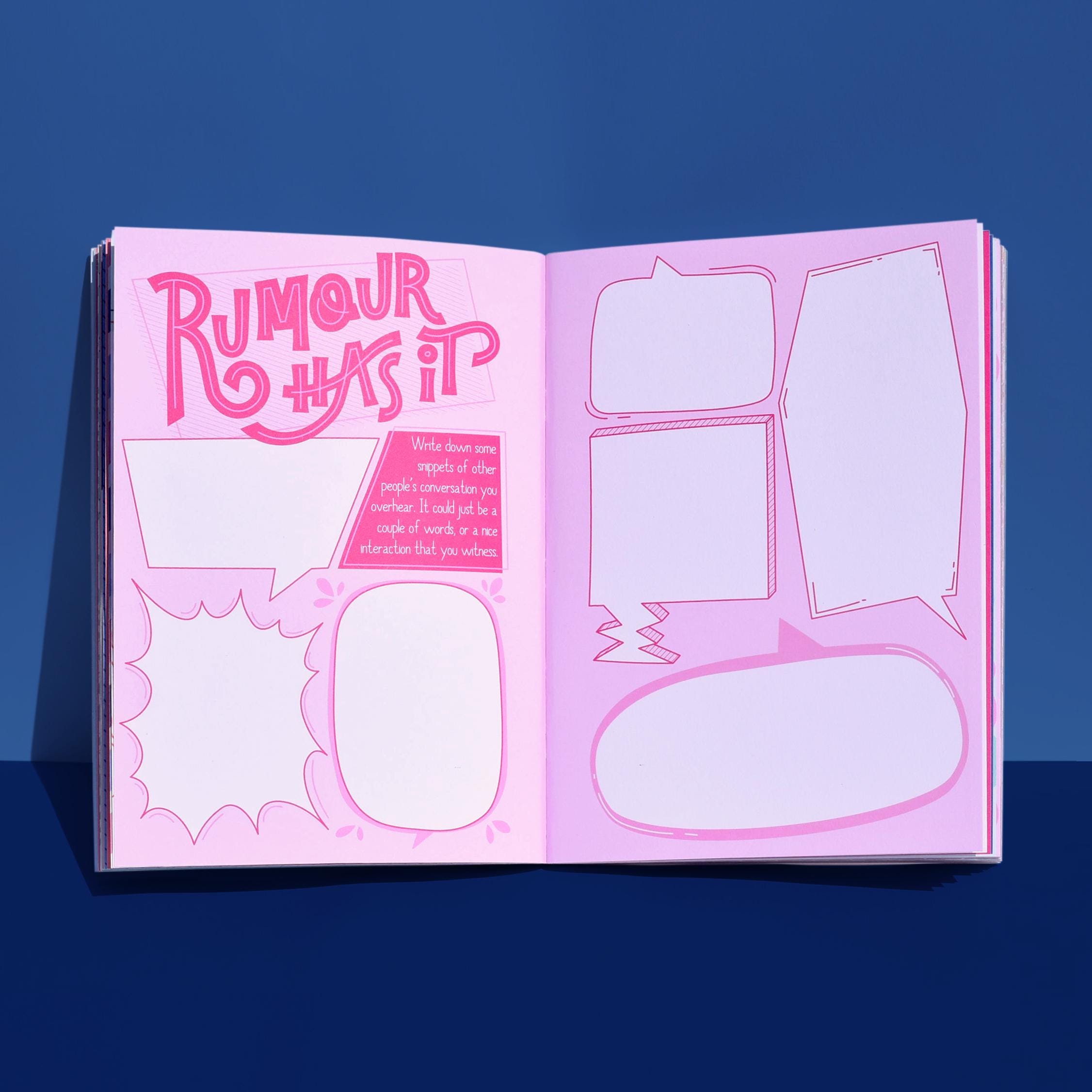 Creative Journal: Visual Activity Book for Micro Journaling, Drawing ...