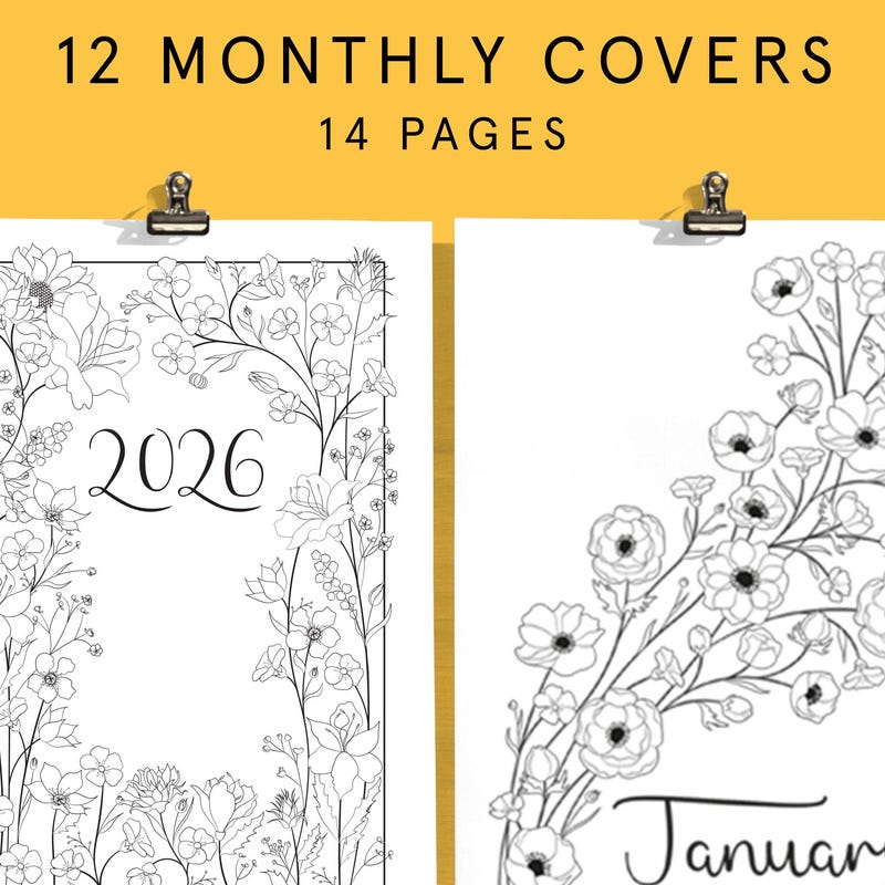 2026 Nature Themed Planner - Etsy UK