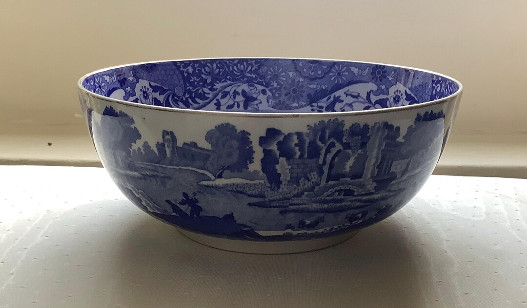 A Vintage Copeland Spode Italian Pattern Large Bowl - Etsy