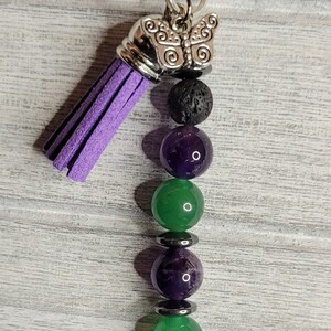 Gemstone Keychain - Etsy