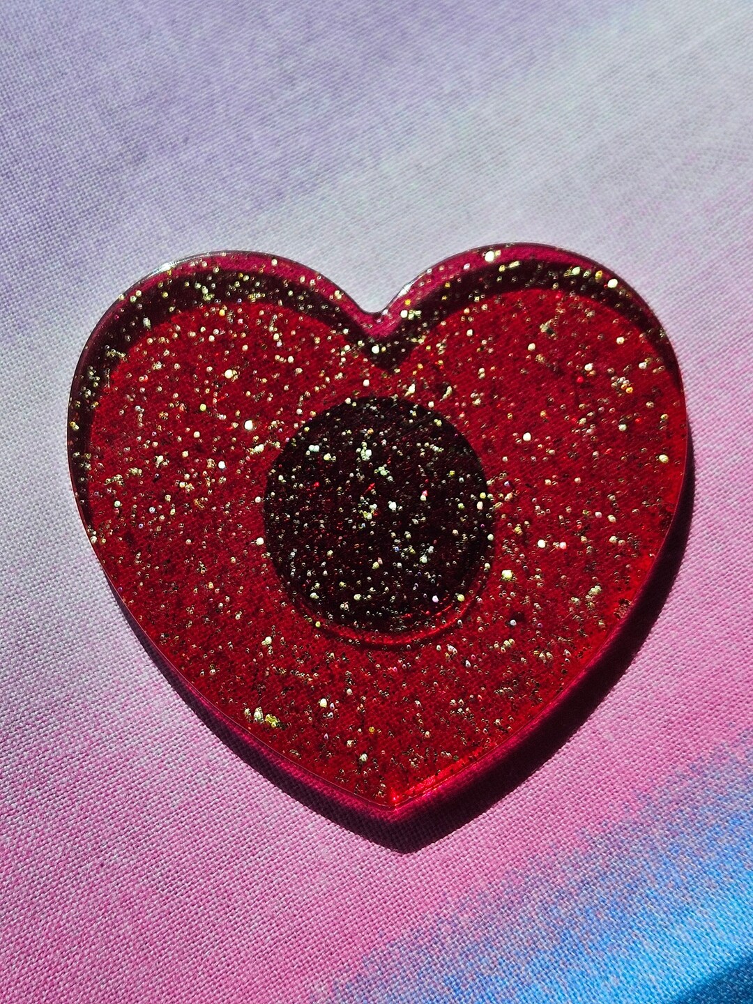 Red Heart Magnet - Etsy