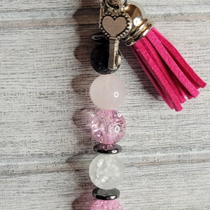 Gemstone Keychain - Etsy