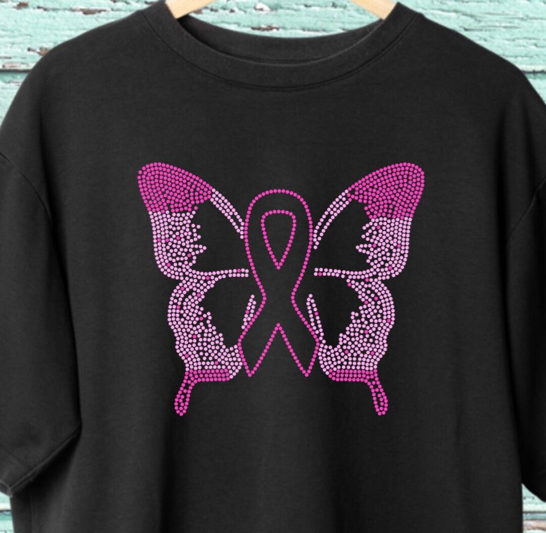 Cancer Awareness Butterfly SVG File - Etsy