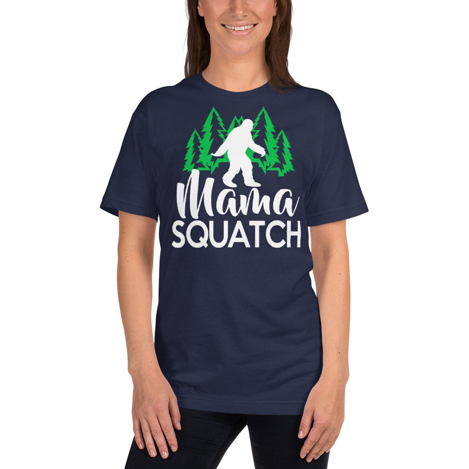 Mama Squatch T Shirt Sasquatch Bigfoot Forest, Gift for Mom - Etsy