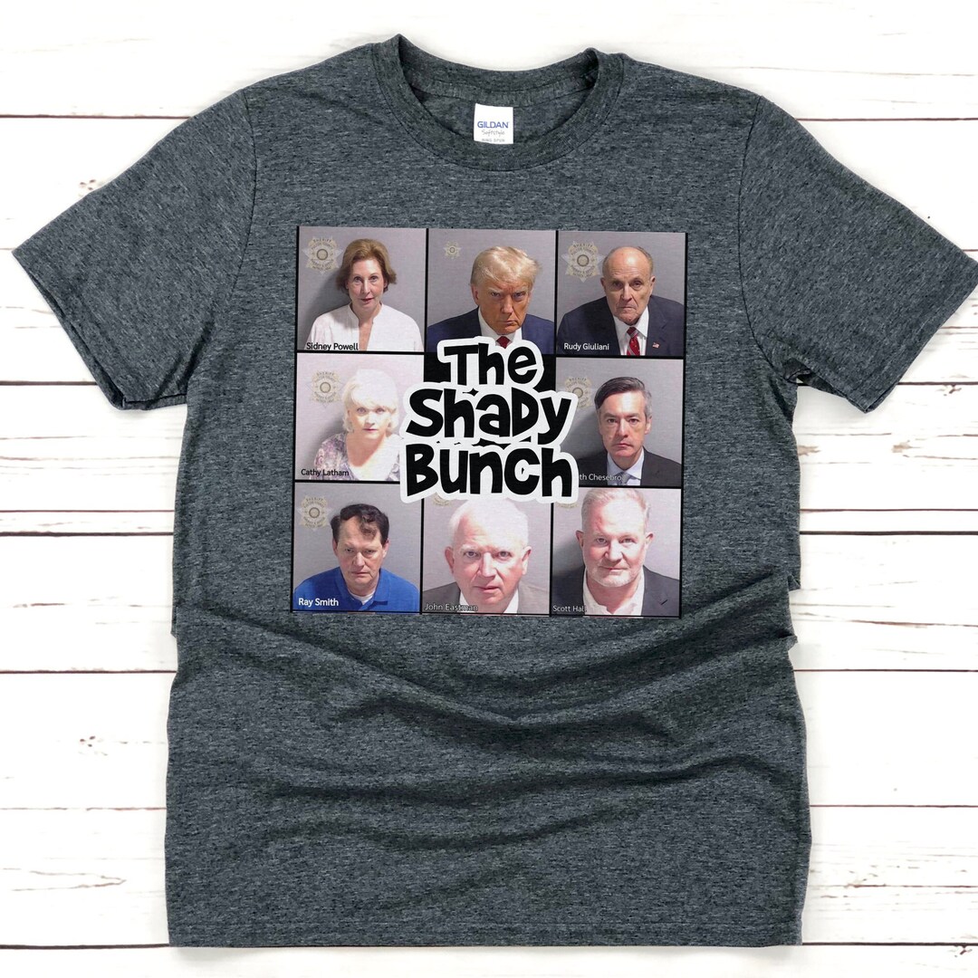The Shady Bunch Donald Trump Mugshot T-shirt - Etsy