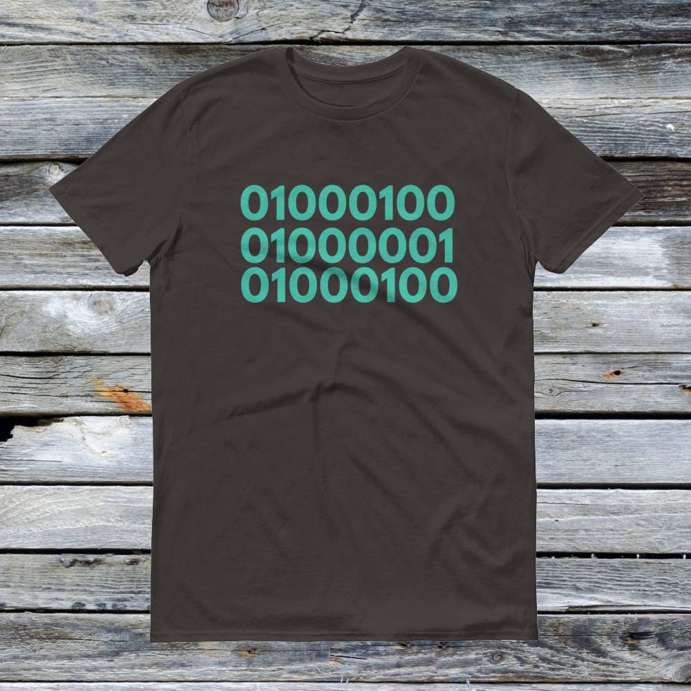 DAD in Binary Code Shirt Father's Day Shirts Gifts | Etsy