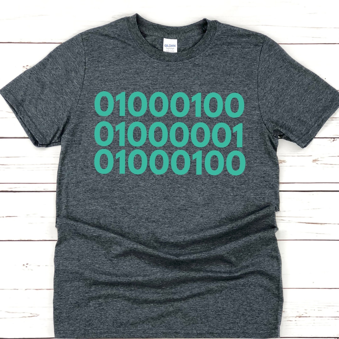 DAD in Binary Code Shirt - Father's Day Shirts Gifts - Cool Secret Code ...