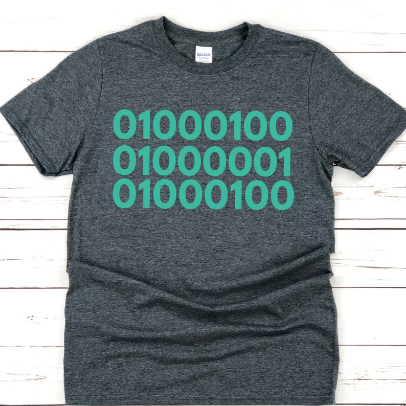DAD in Binary Code Shirt - Father's Day Shirts Gifts - Cool Secret Code ...